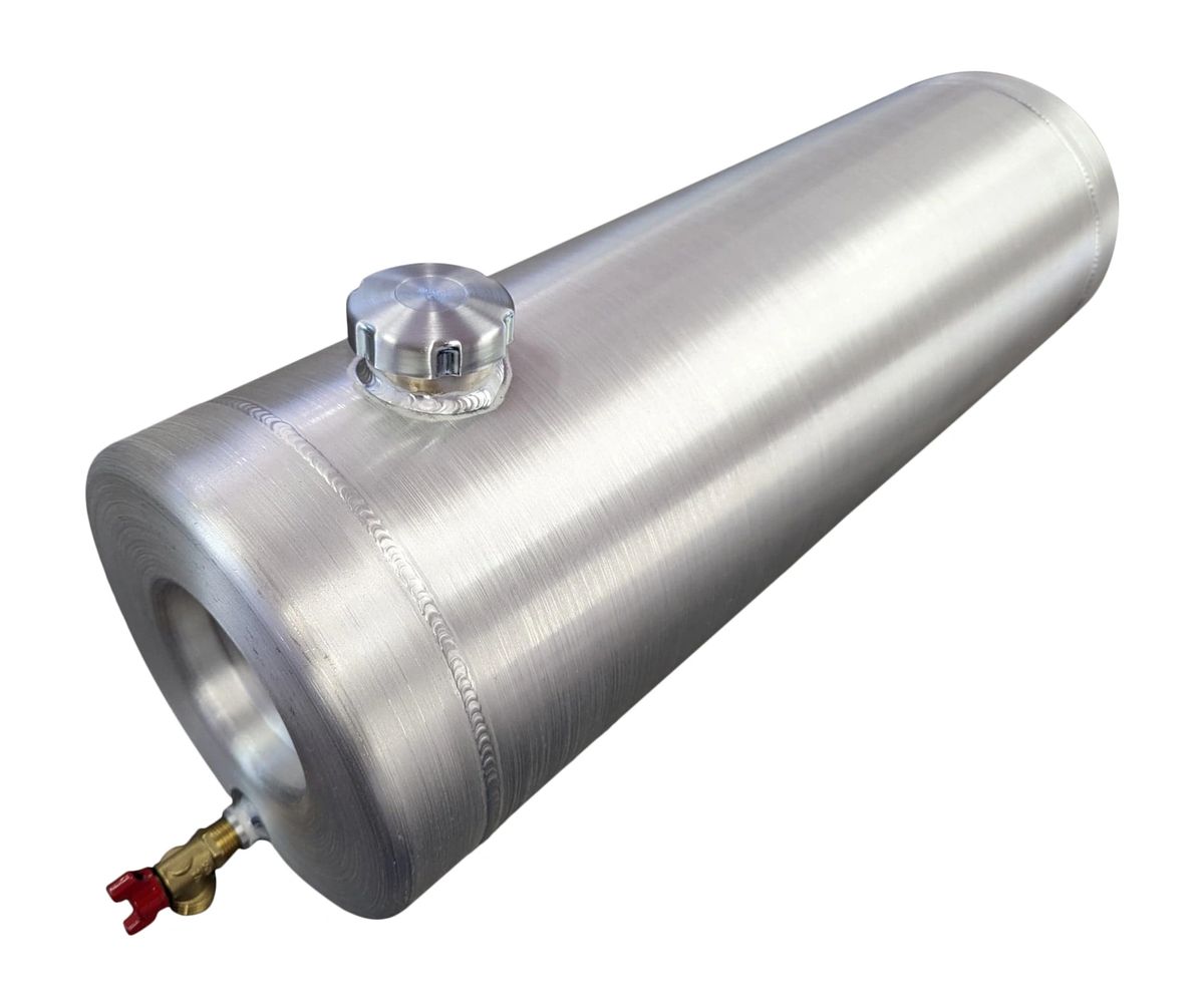 10 Gallon Aluminum Water Storage Tank - Camping, Dox Box - Stock Trailer