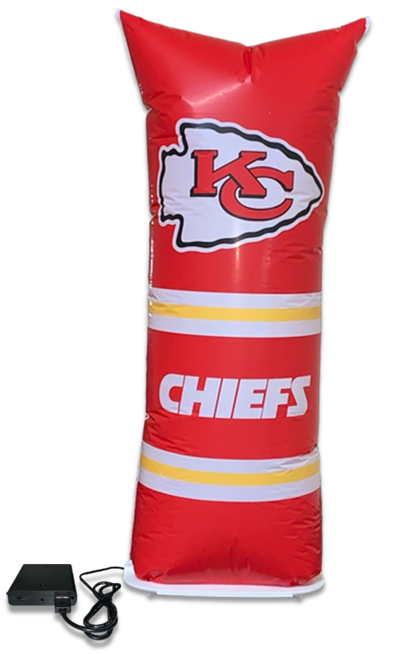 KANSAS CITY CHIEFS INFLATABLE CENTERPIECE