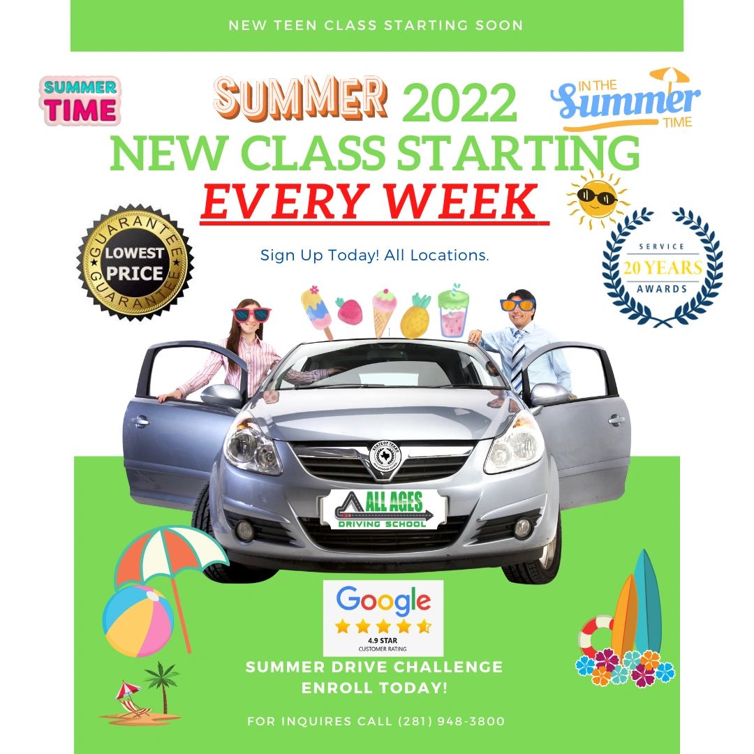 All Ages Driving School Texas - Drivers Education - DPS Test