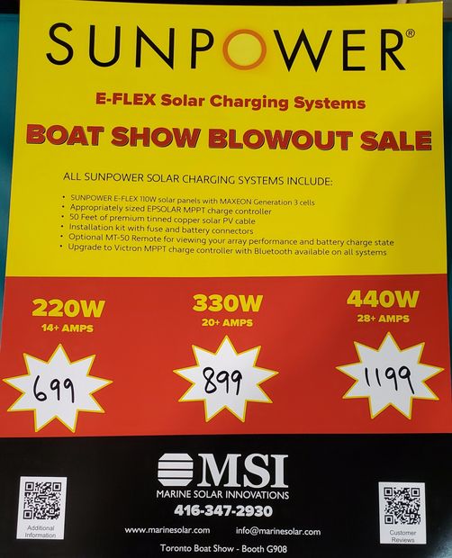 SUNPOWER Semi-Flex Kits | Marine Solar Innovations
