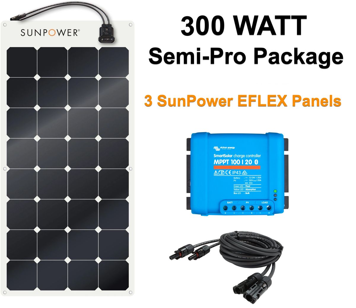 SUNPOWER 300W Semi-Pro Solar Package