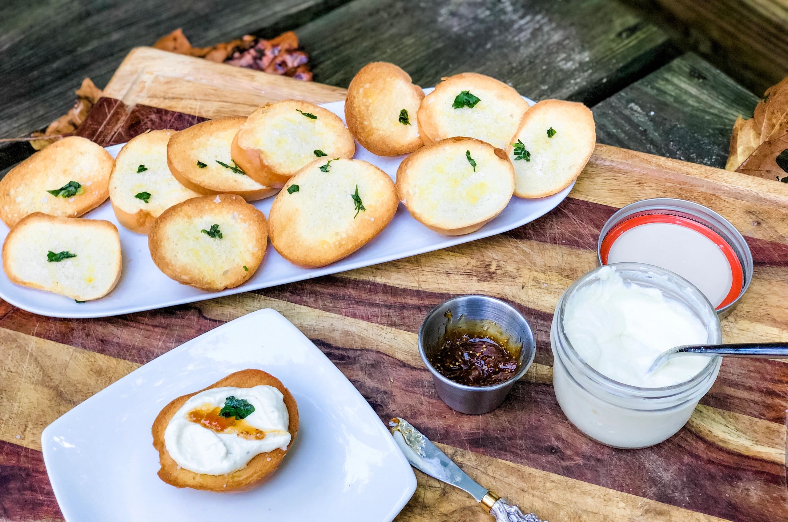 Whipped Ricotta with Fig Jam