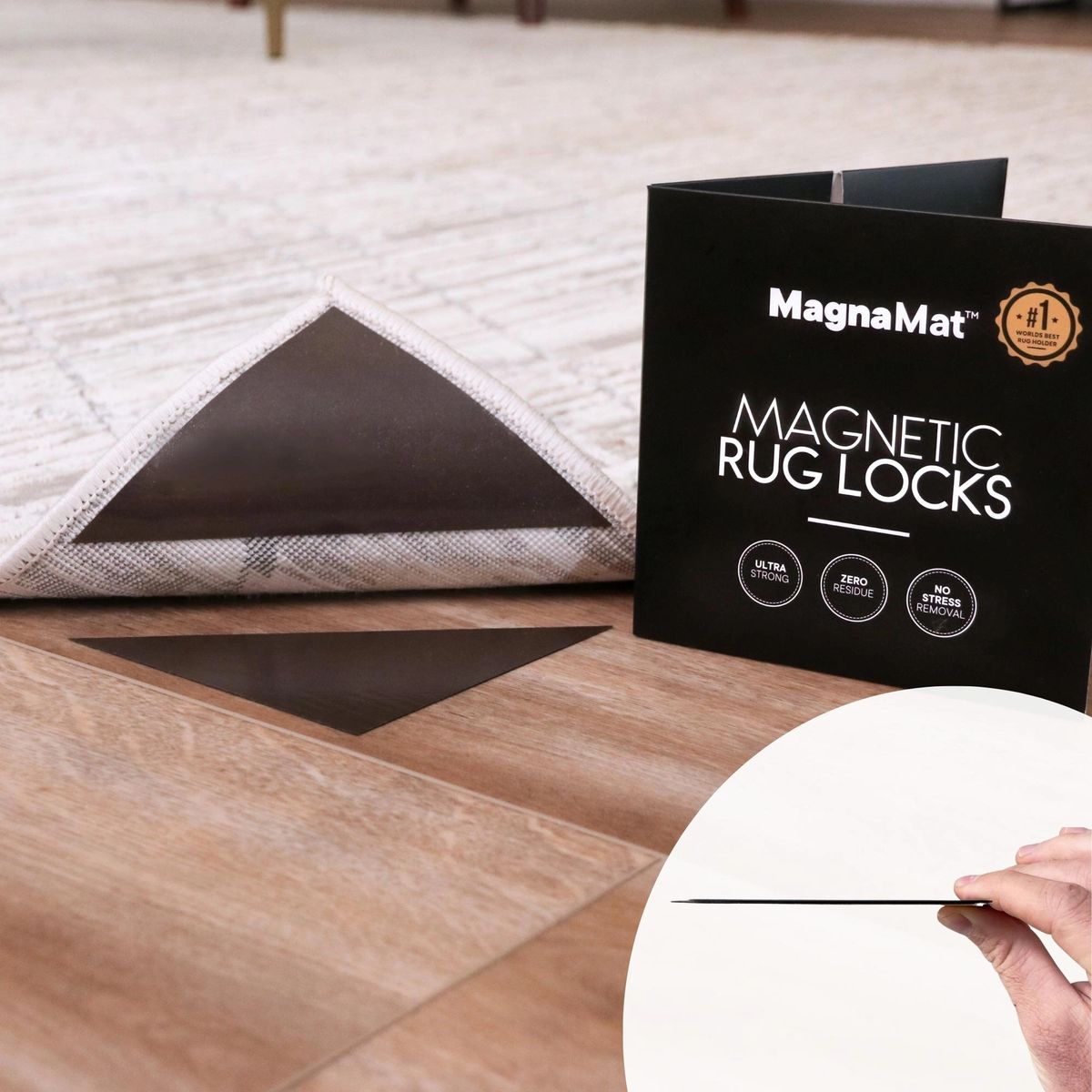 MagnaMat - The Magnetic Rug Holder