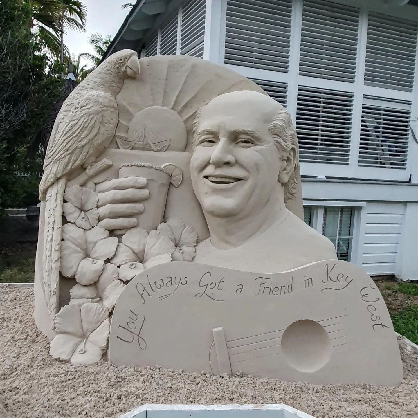 A Tribute Etched in Sand: Honoring Jimmy Buffett in Key West
