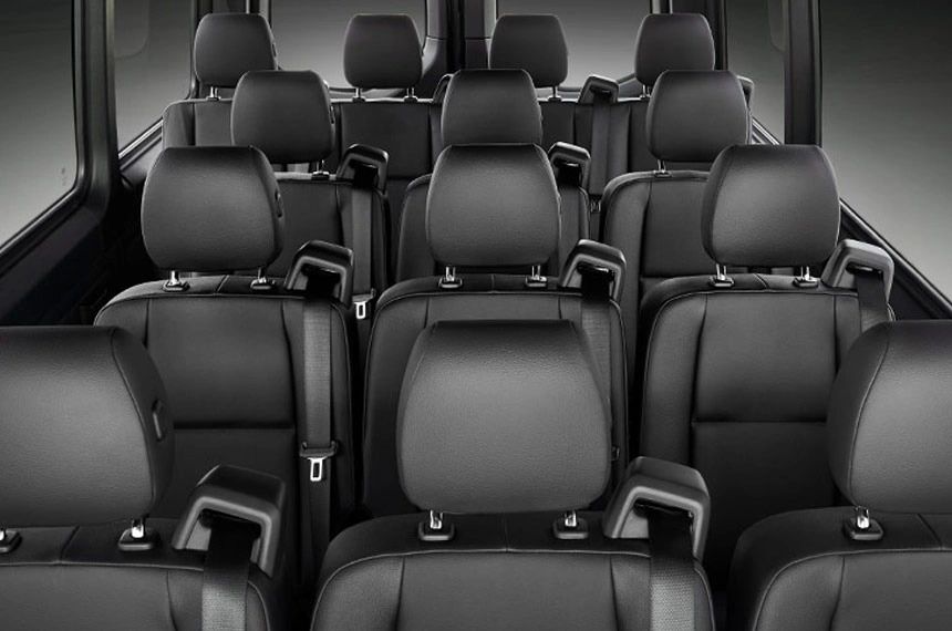 12 Passenger Mercedes Sprinter Interior