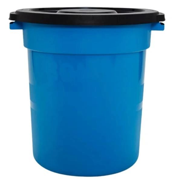 Bote Con Tapa Contenedor Recipiente Almacenamiento 40 Litros