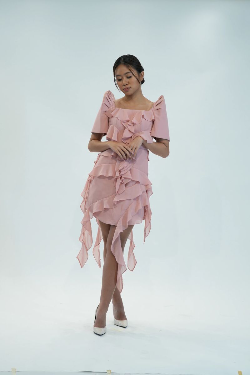 Chynna Mamawal Modern Filipiniana Cocktail Dress