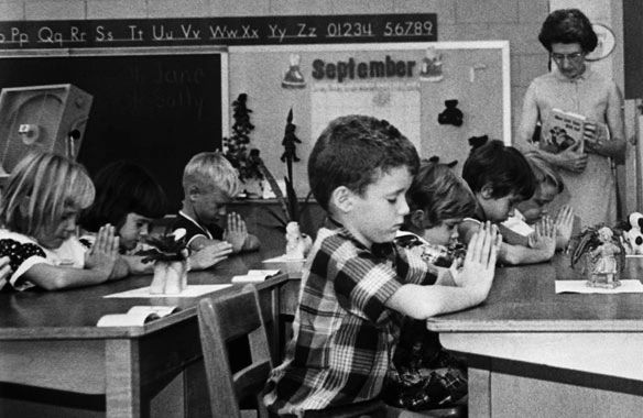 When they stopped praying in schools