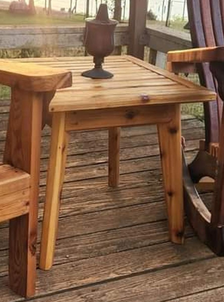 Cedar End Table