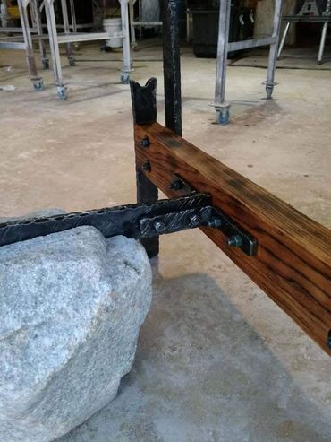 Artistic Stone Metal and Timber - Countertops, Blacksmith