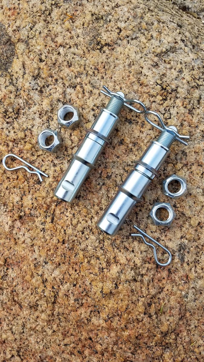 RZR Uniball Conversion Pins (Pair), for .750" or .875" bore spherical ...