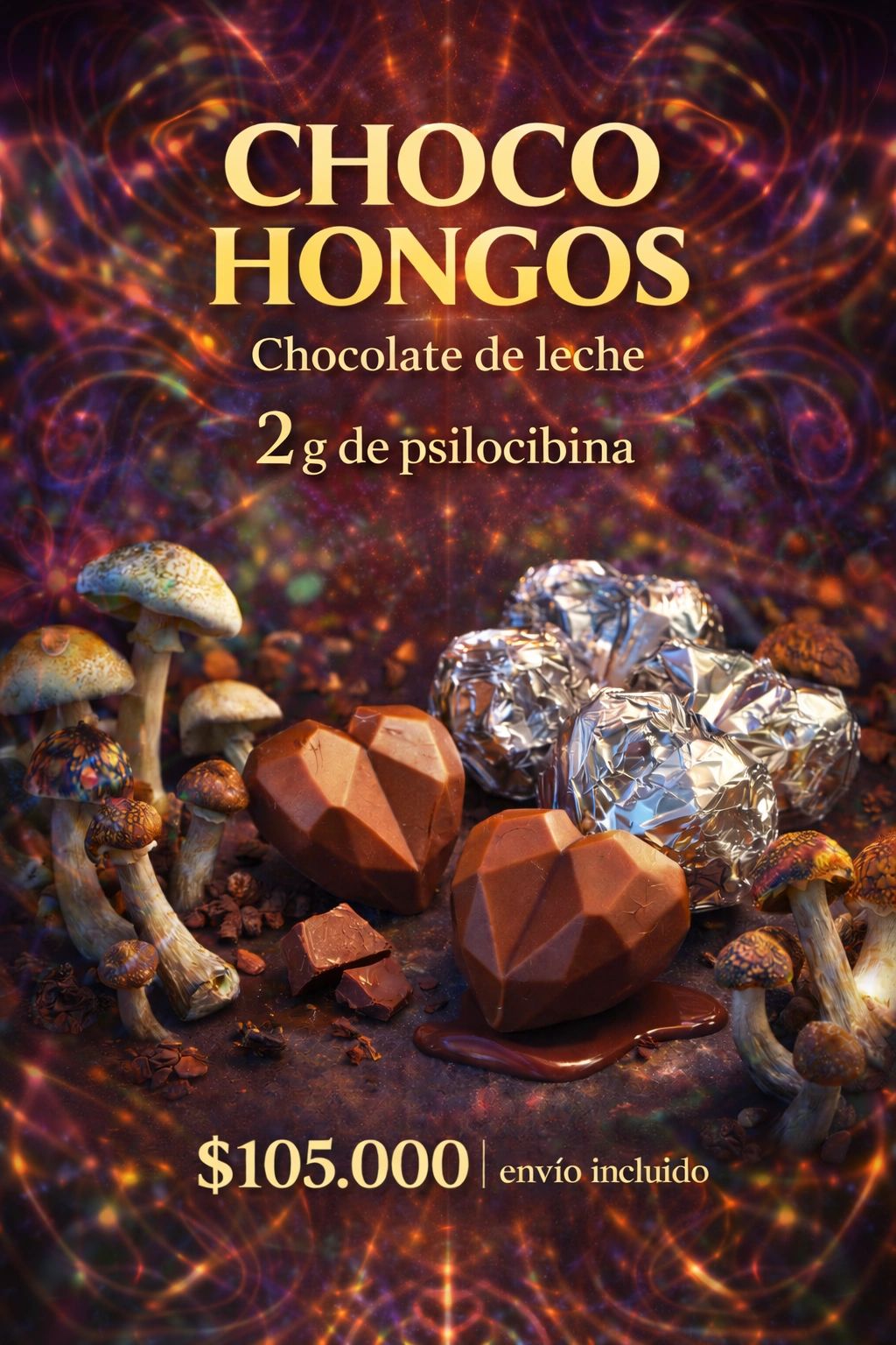 Choco Hongos: una experiencia ceremonial en cacao (ed. limitada)