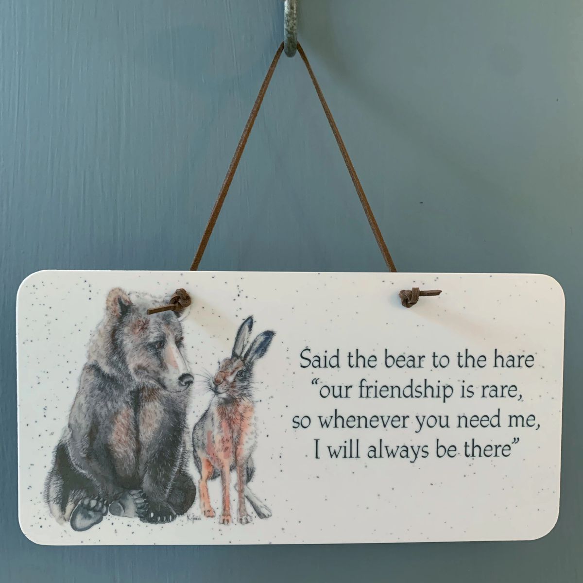Sign - bear and hare