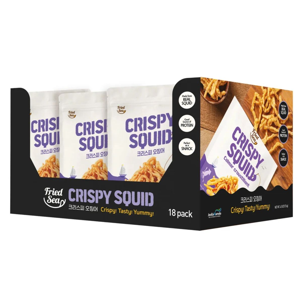 (PREORDER) Crispy Squid Snack 18 Pack