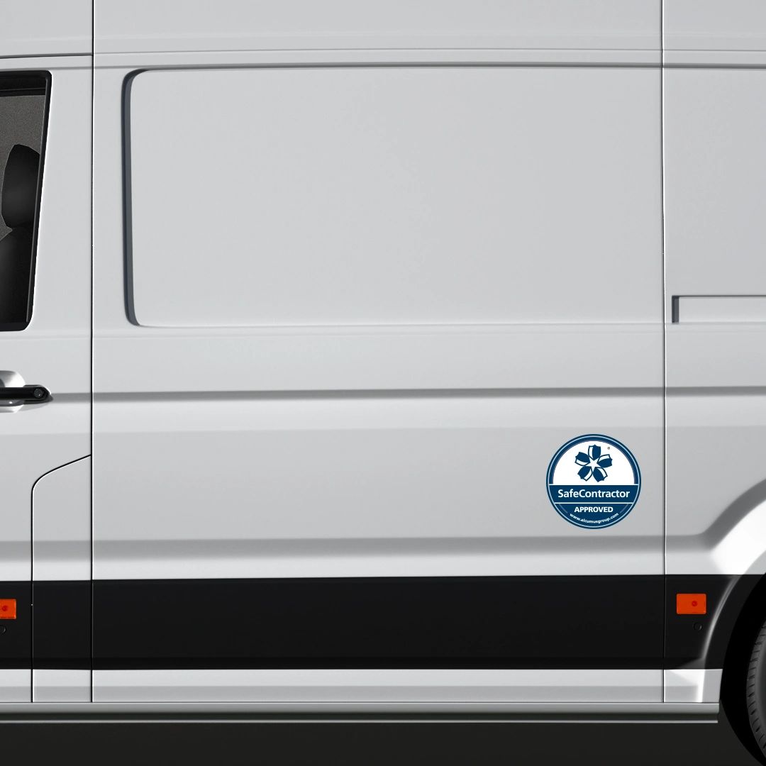 SAFECONTRACTOR ACCREDITATION STICKER