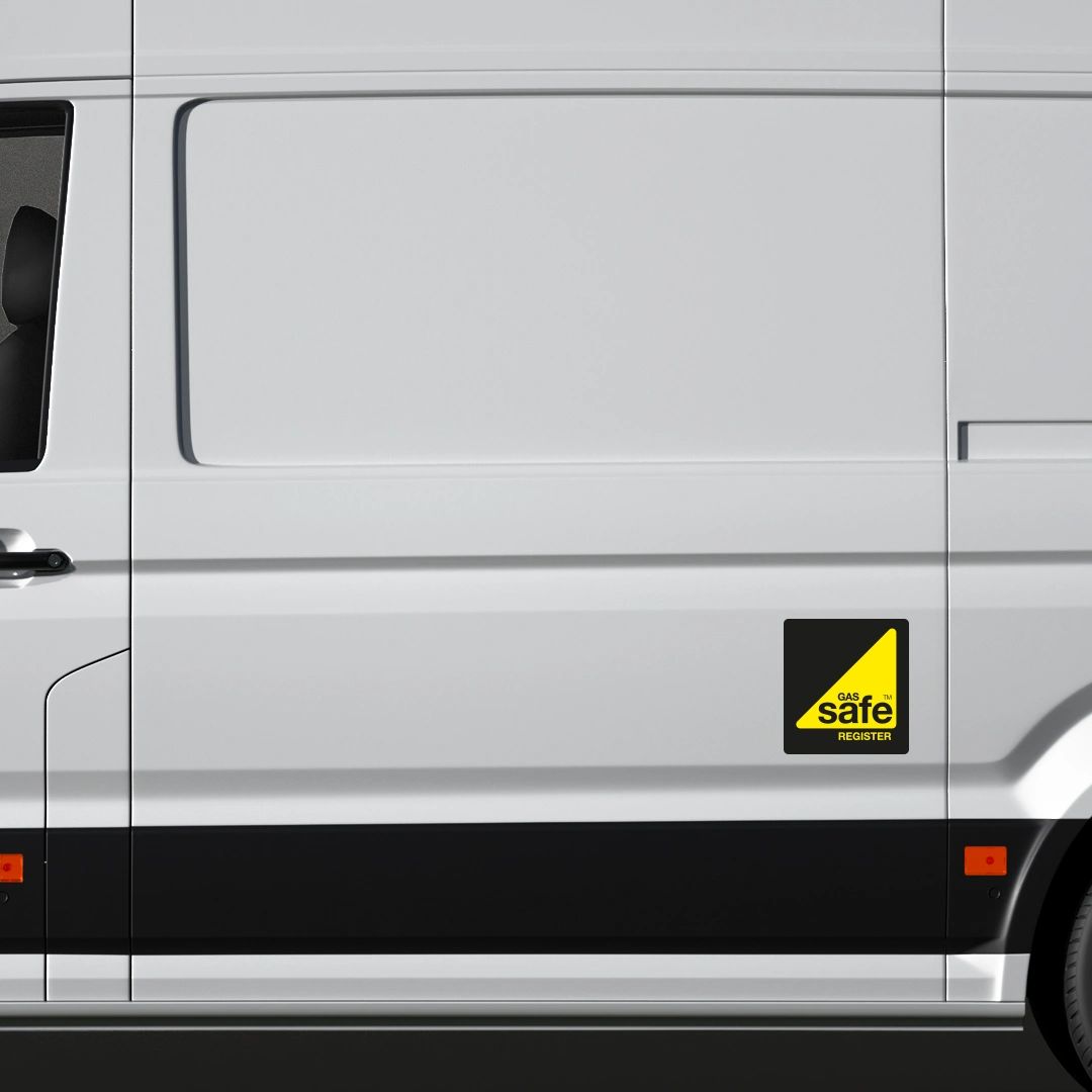 GAS SAFE ACCREDITATION STICKER