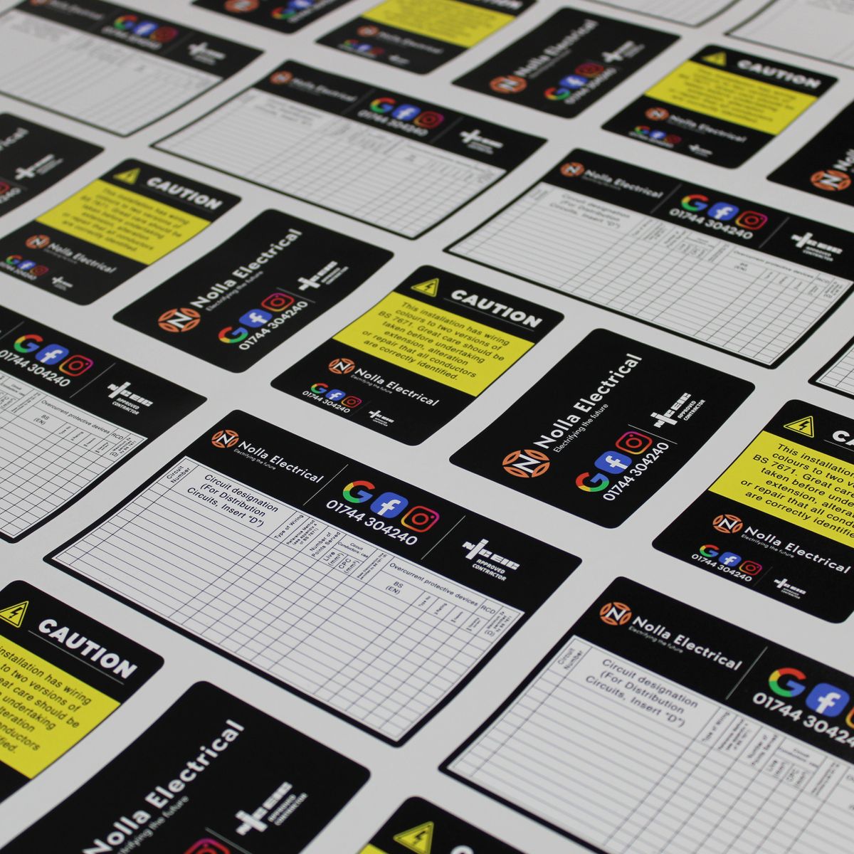 Customisable Electrician Sticker Pack
