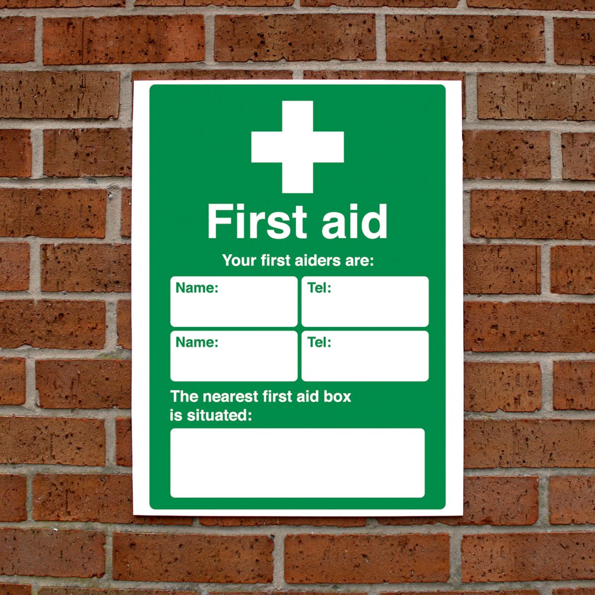 Your First Aiders Are Sign