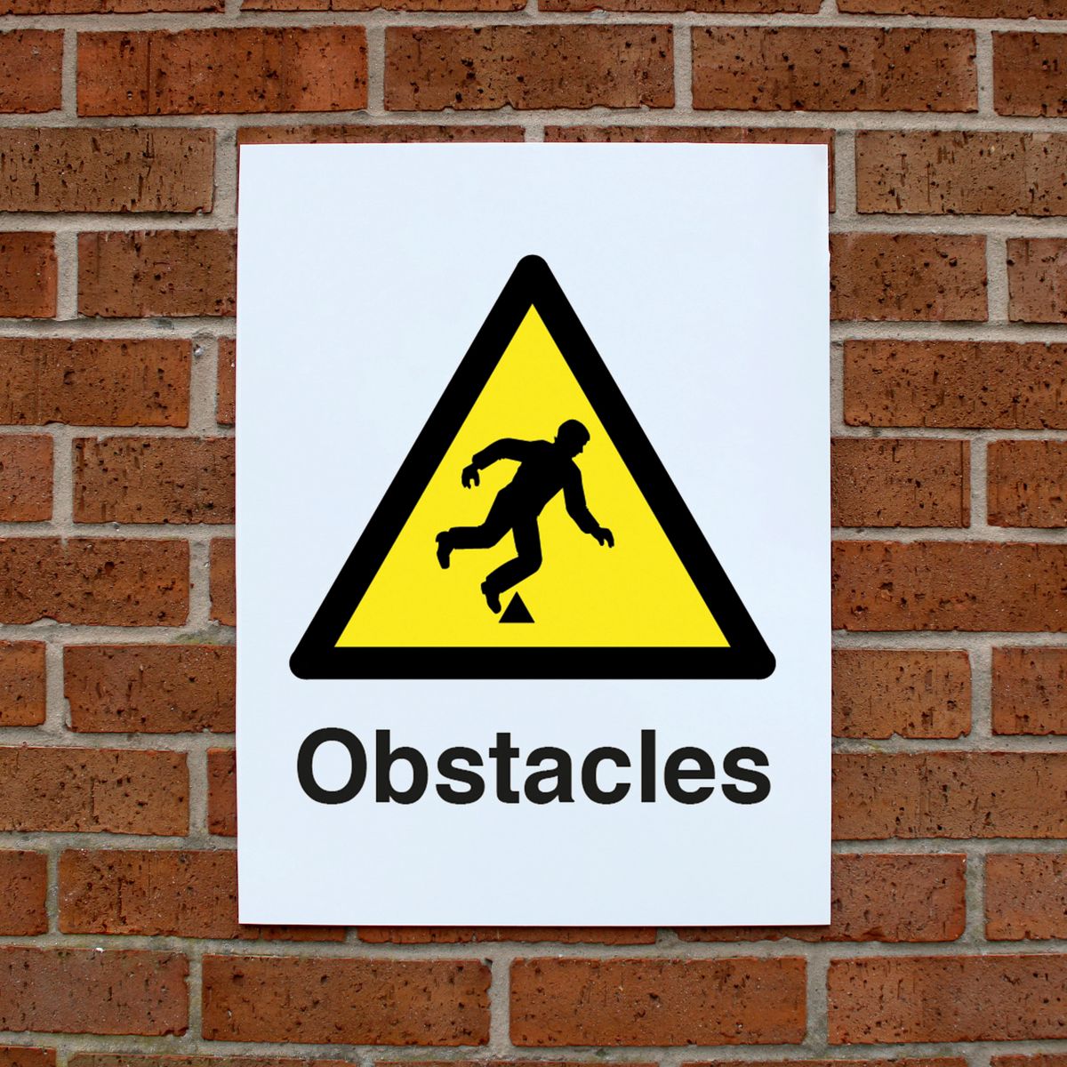 Obstacles Signage