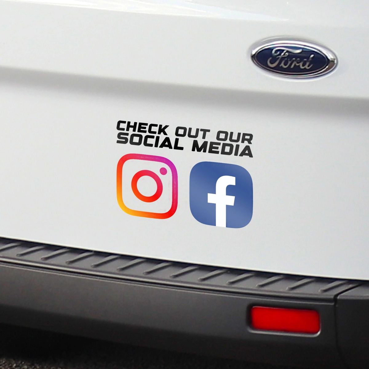 Check Out Our Social Media Sticker