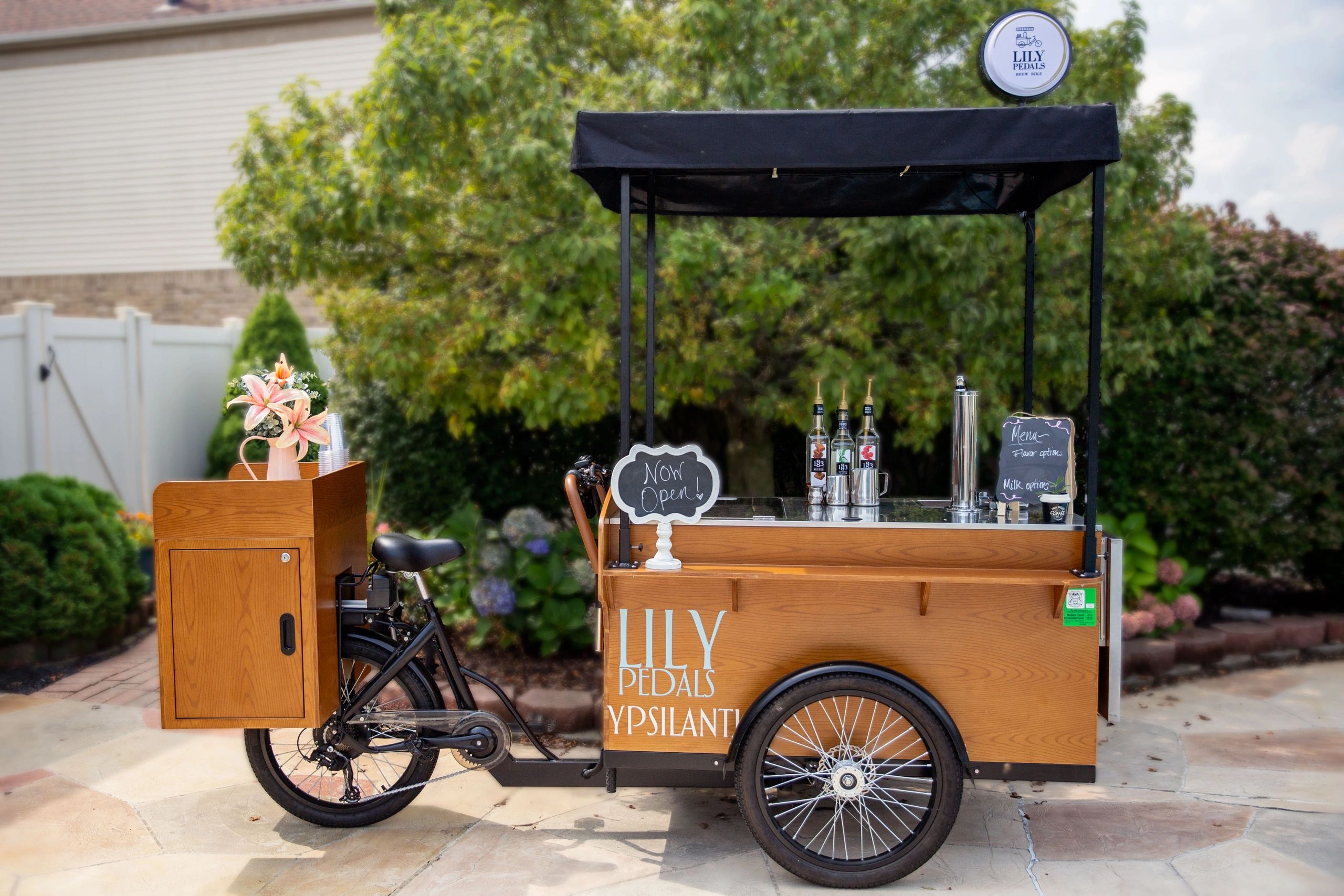 Lily Pedals Coffee Bike