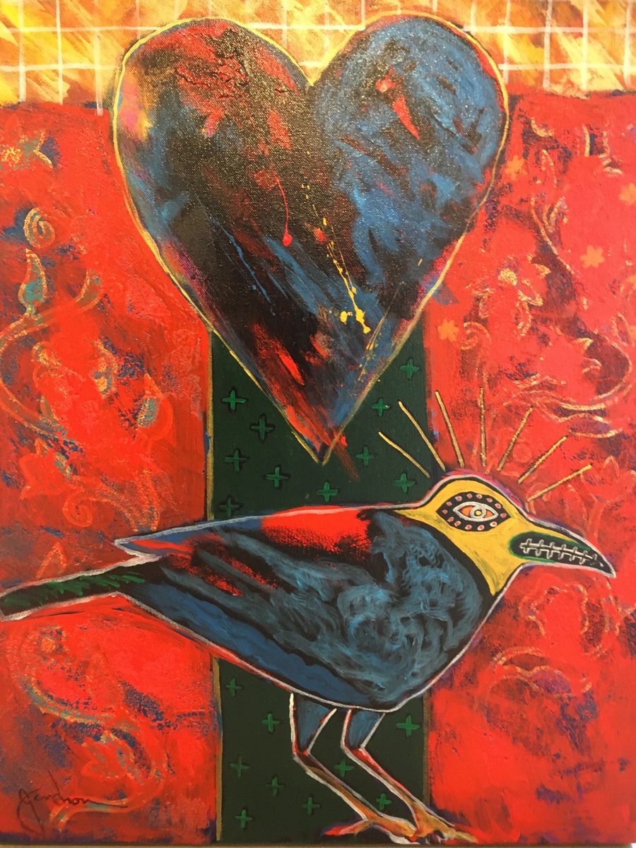 Ric Gendron - “Tombstone Blues” - 24” x 18”, acrylic on canvas