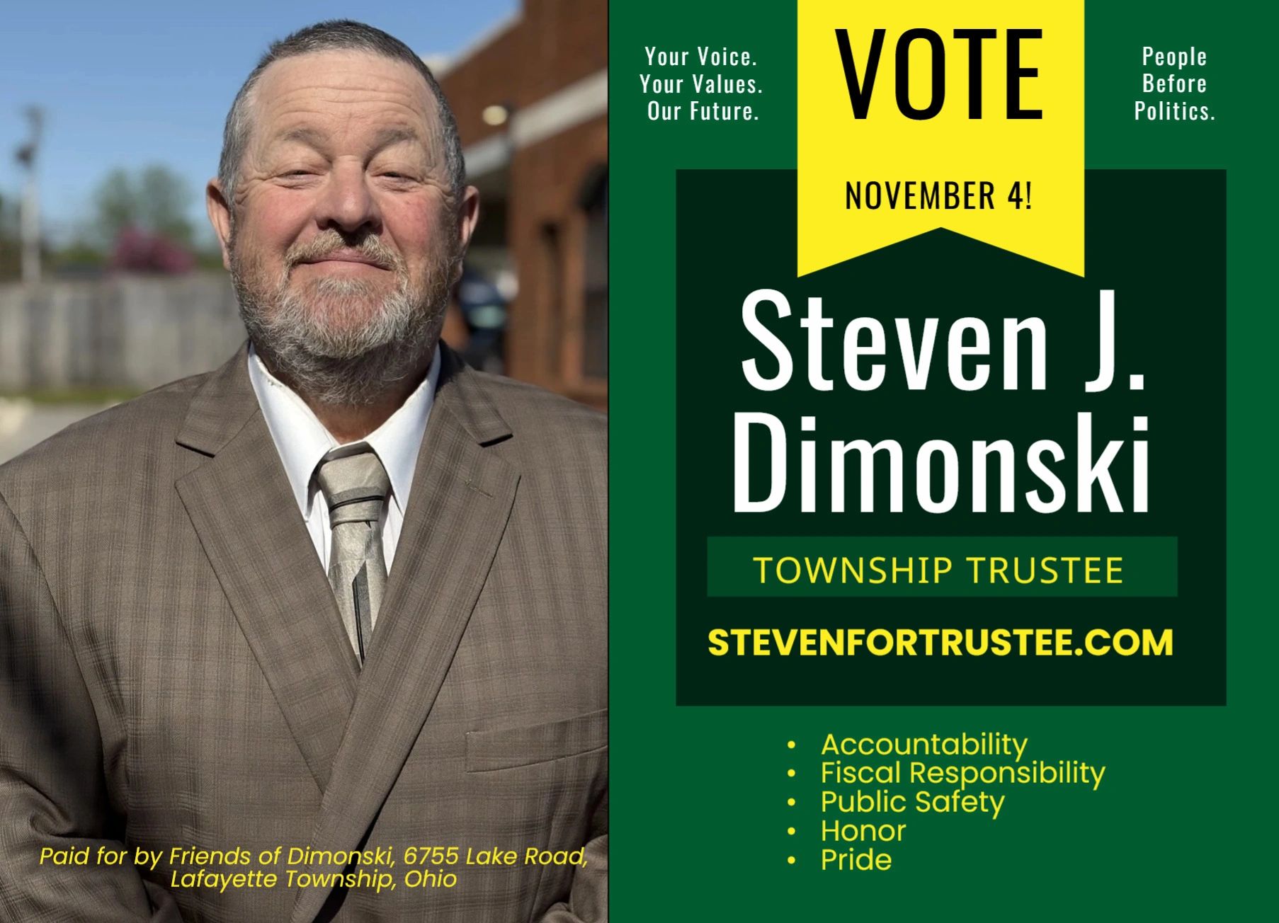 Steven for Trustee
