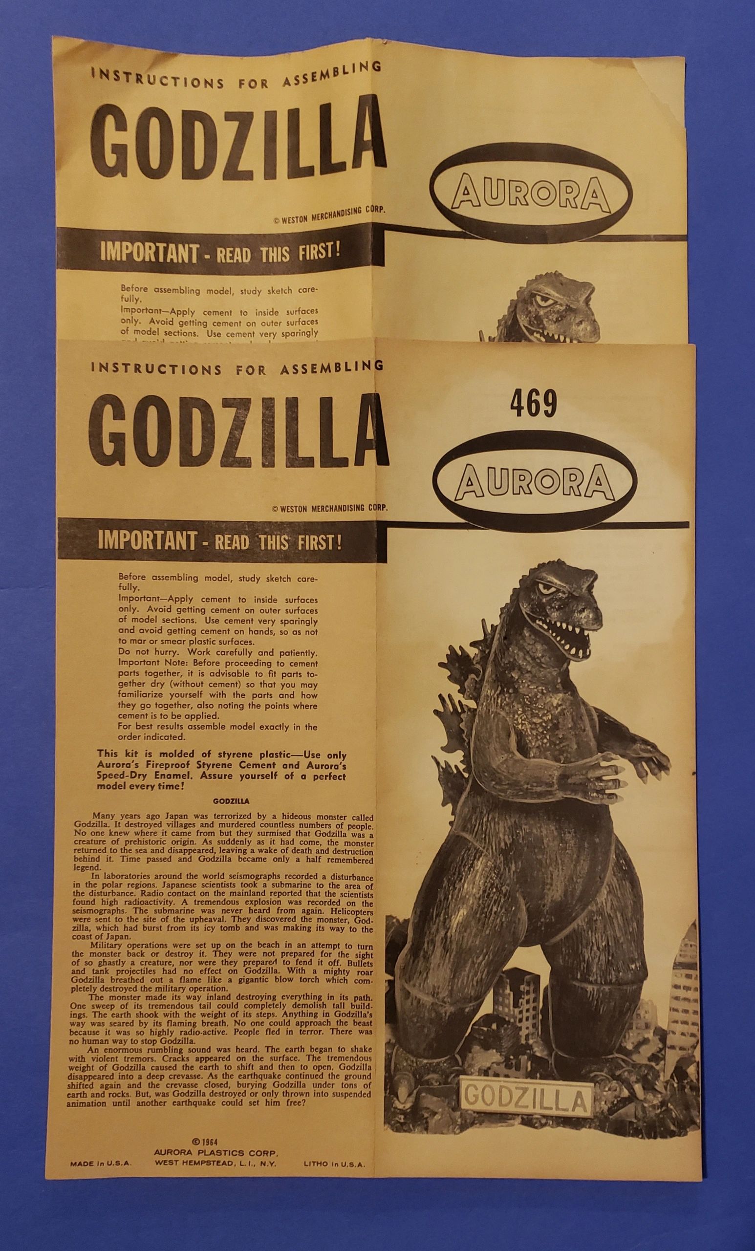 Monster Models From The 60s