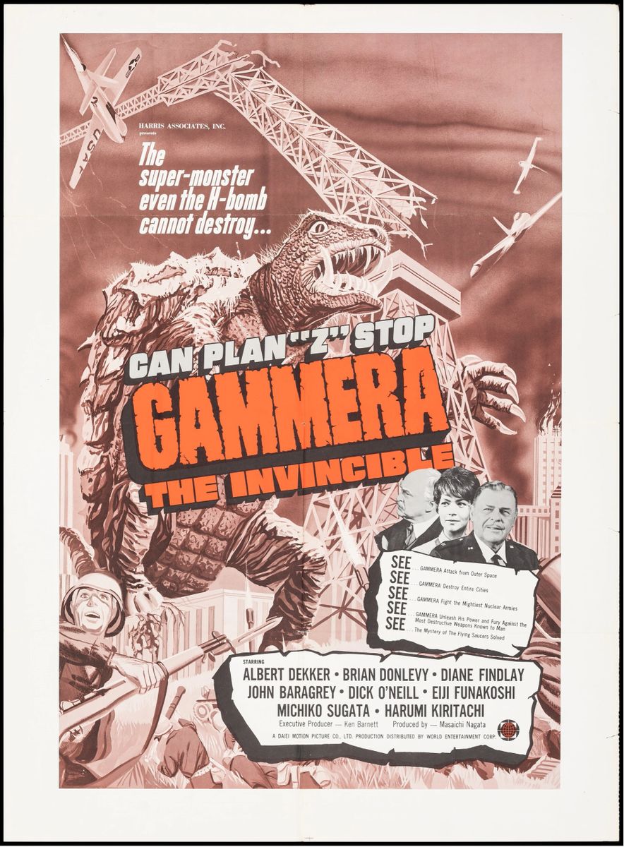 Gamera (The Invincible) USA One-Sheet Poster