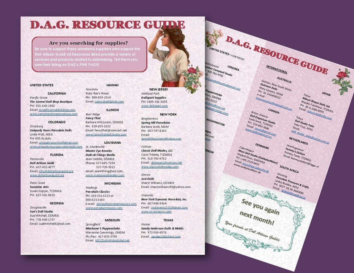 Pink Pages Resource Guide Advertising
