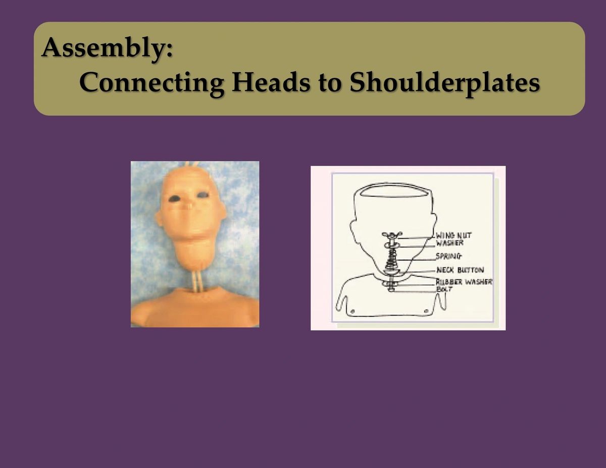 Assembly: Attaching Heads to Shoulderplates