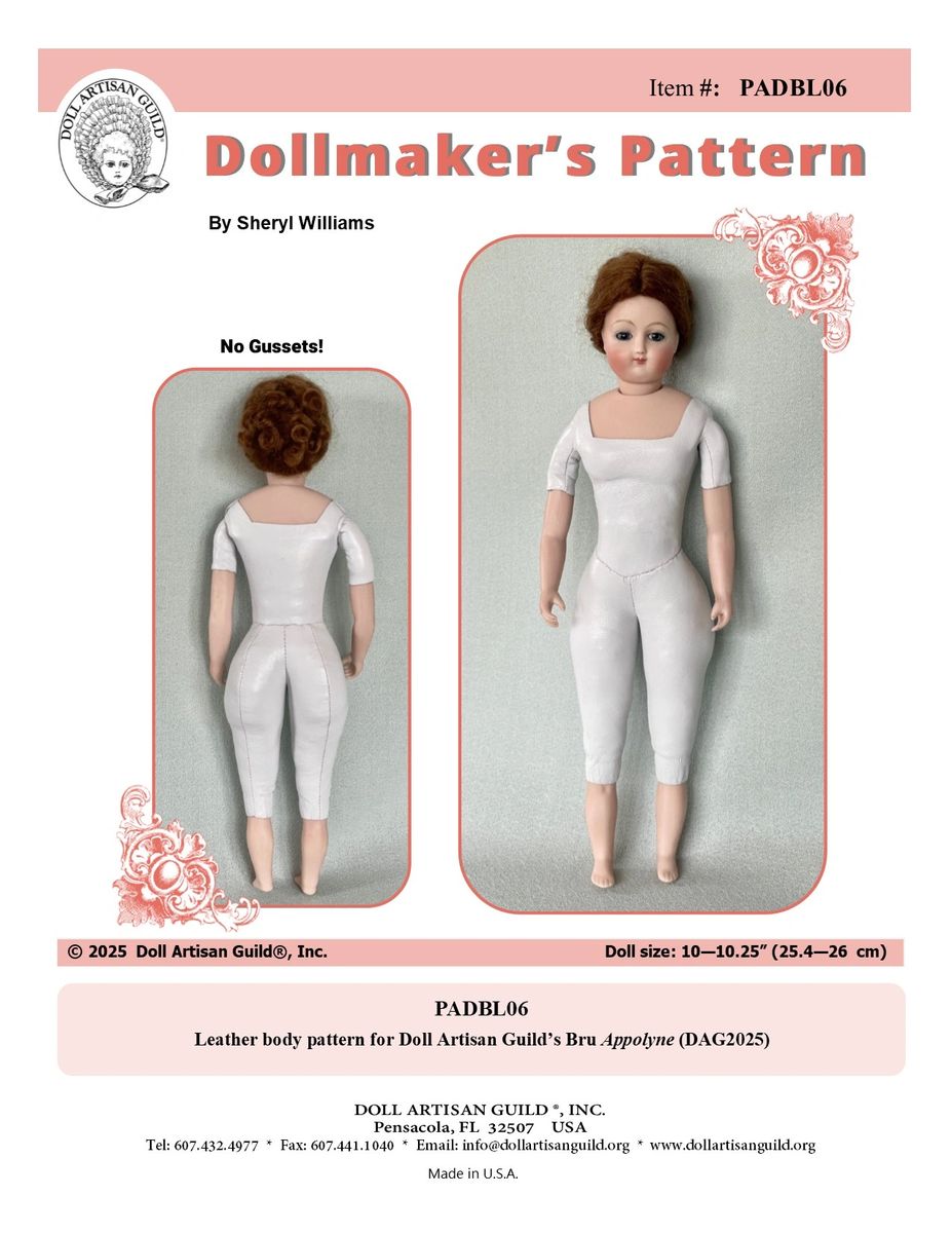 Bru Appolyne leather body pattern PADBL06