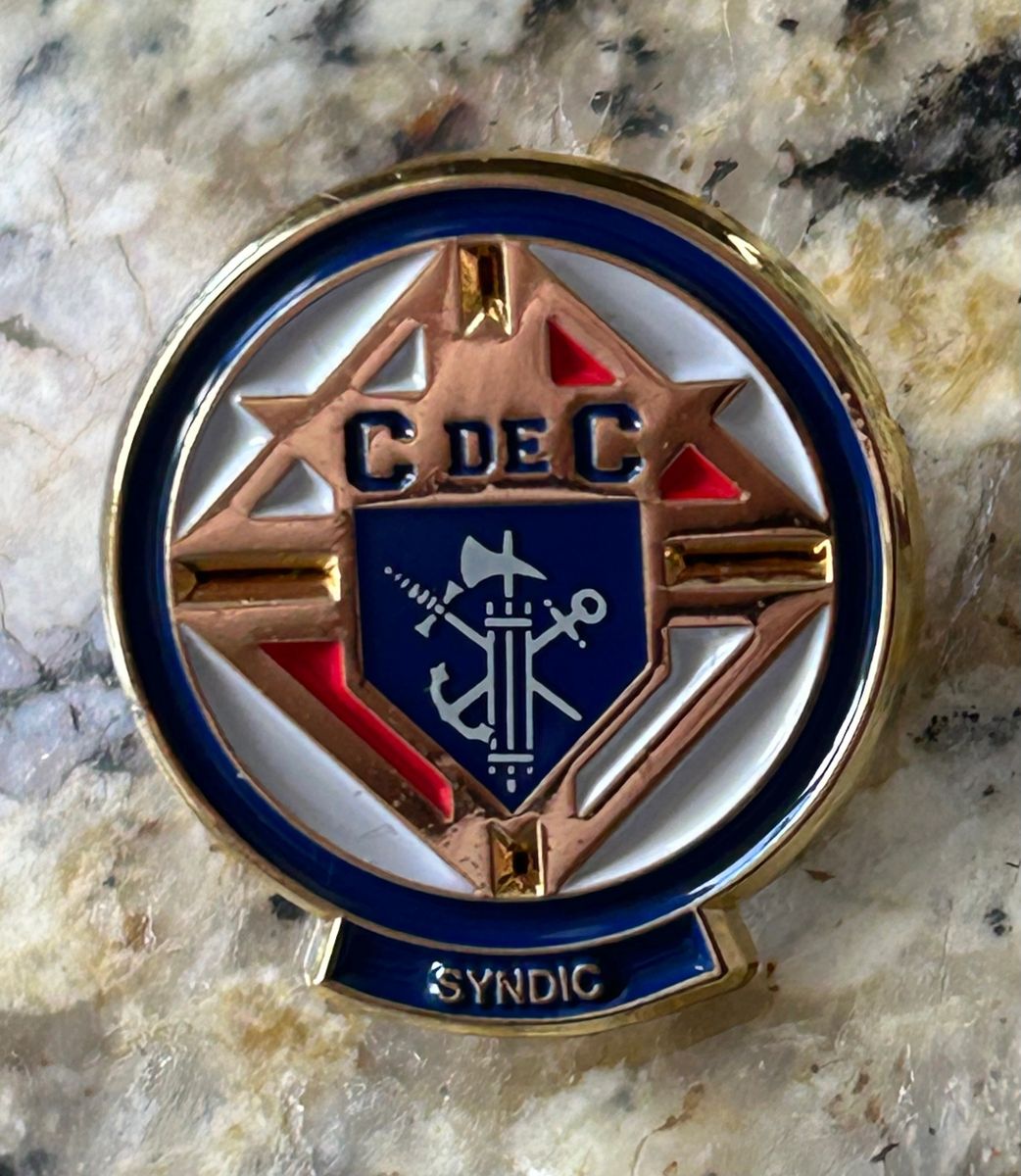 officer pin 1 inch pins-boutons d,officier 1 pouce