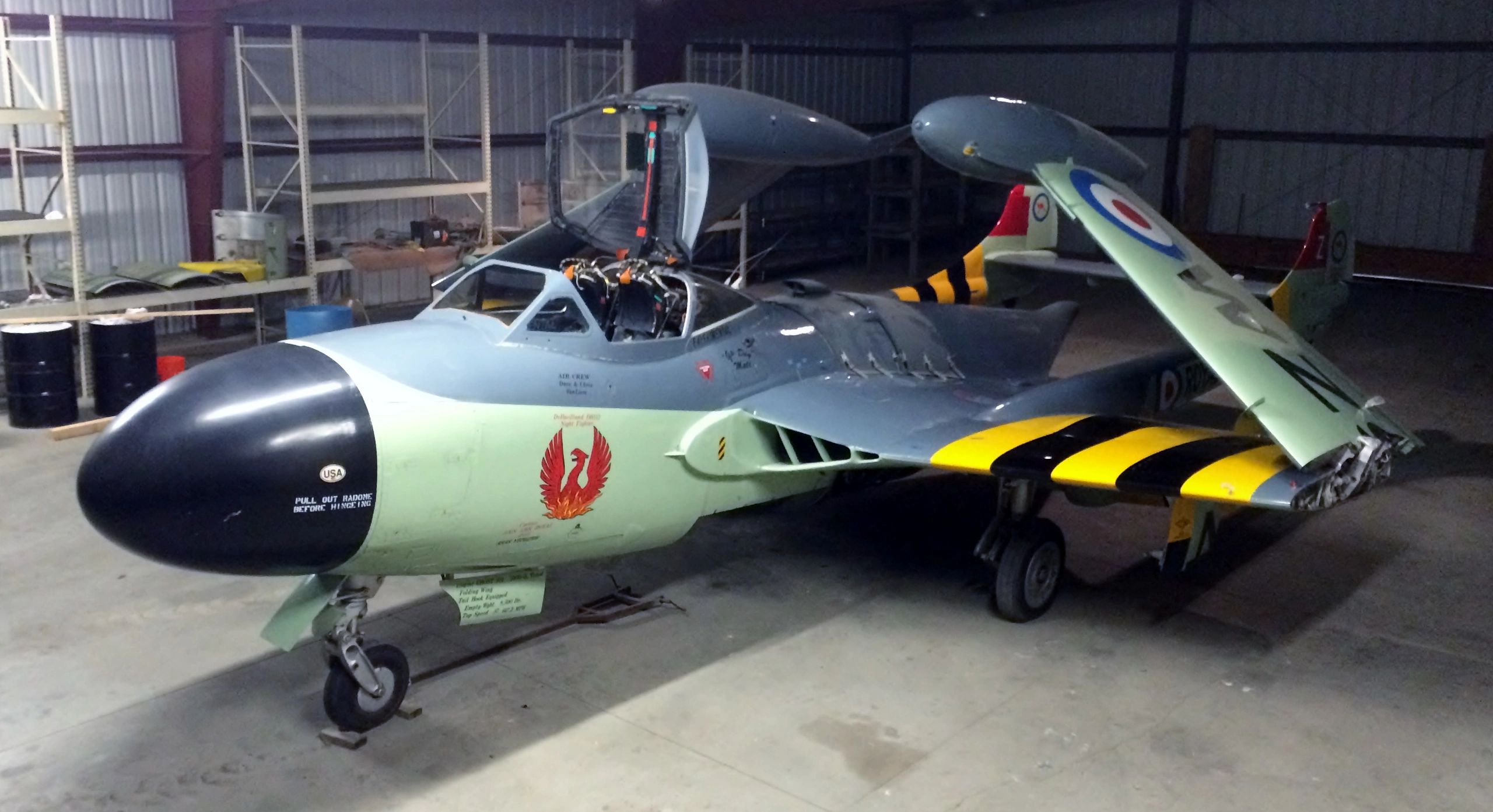 Forgotten Warbirds, Red Rock Warbirds, Vampire, Venom, Sea Venom ...