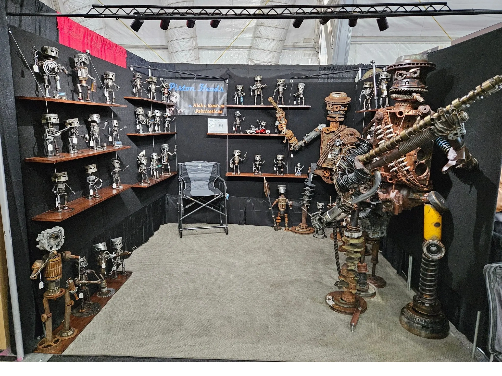 Piston Head sculptures, Scrap Metal Sculptures and other unique metal ...