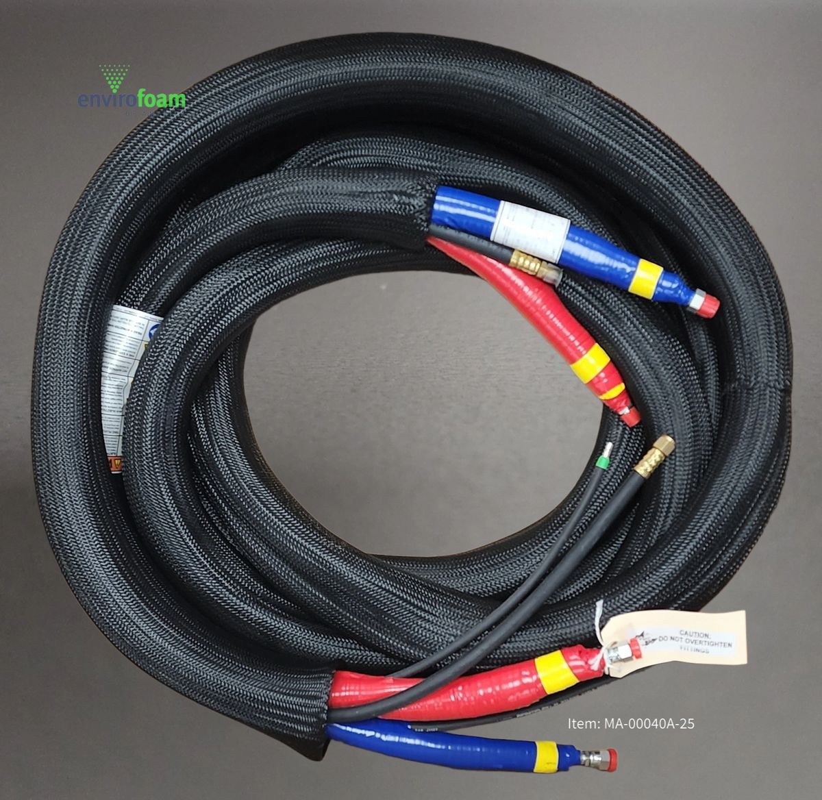 1/4X25' HEATED WHIP HOSE 3,000 PSI HIGH PRESSURE