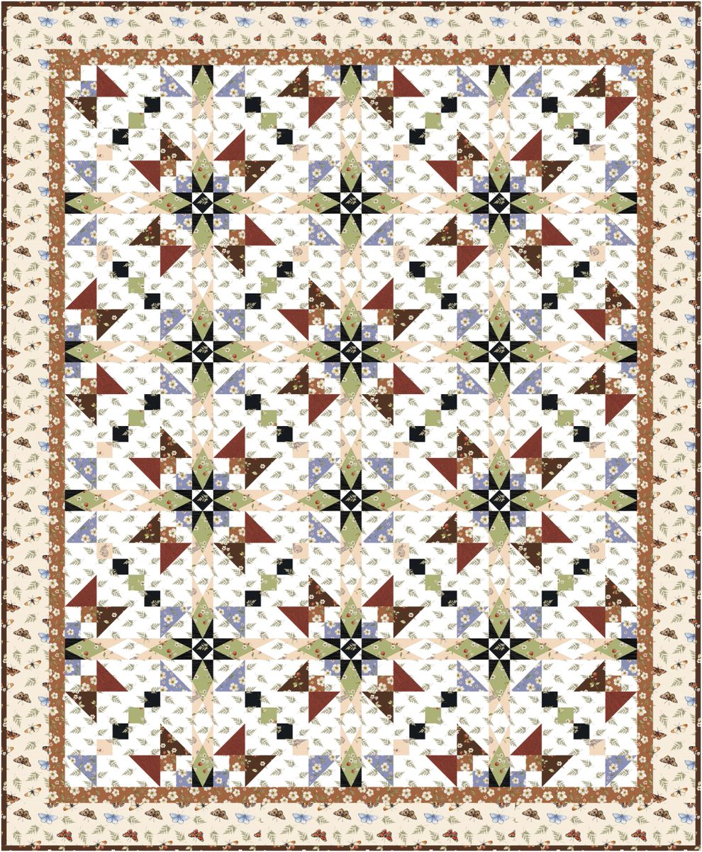 Serenity Stars Quilt pattern