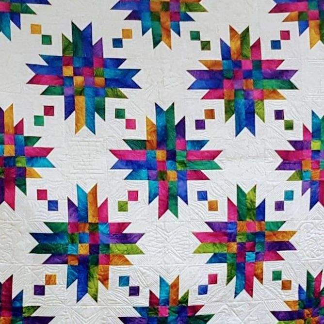 Woven Stars Quilt pattern