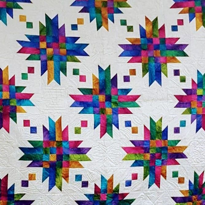 Woven Stars Quilt Pattern
