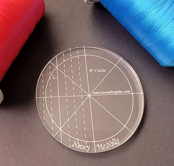 Longarm Acrylic 4"Circle Template