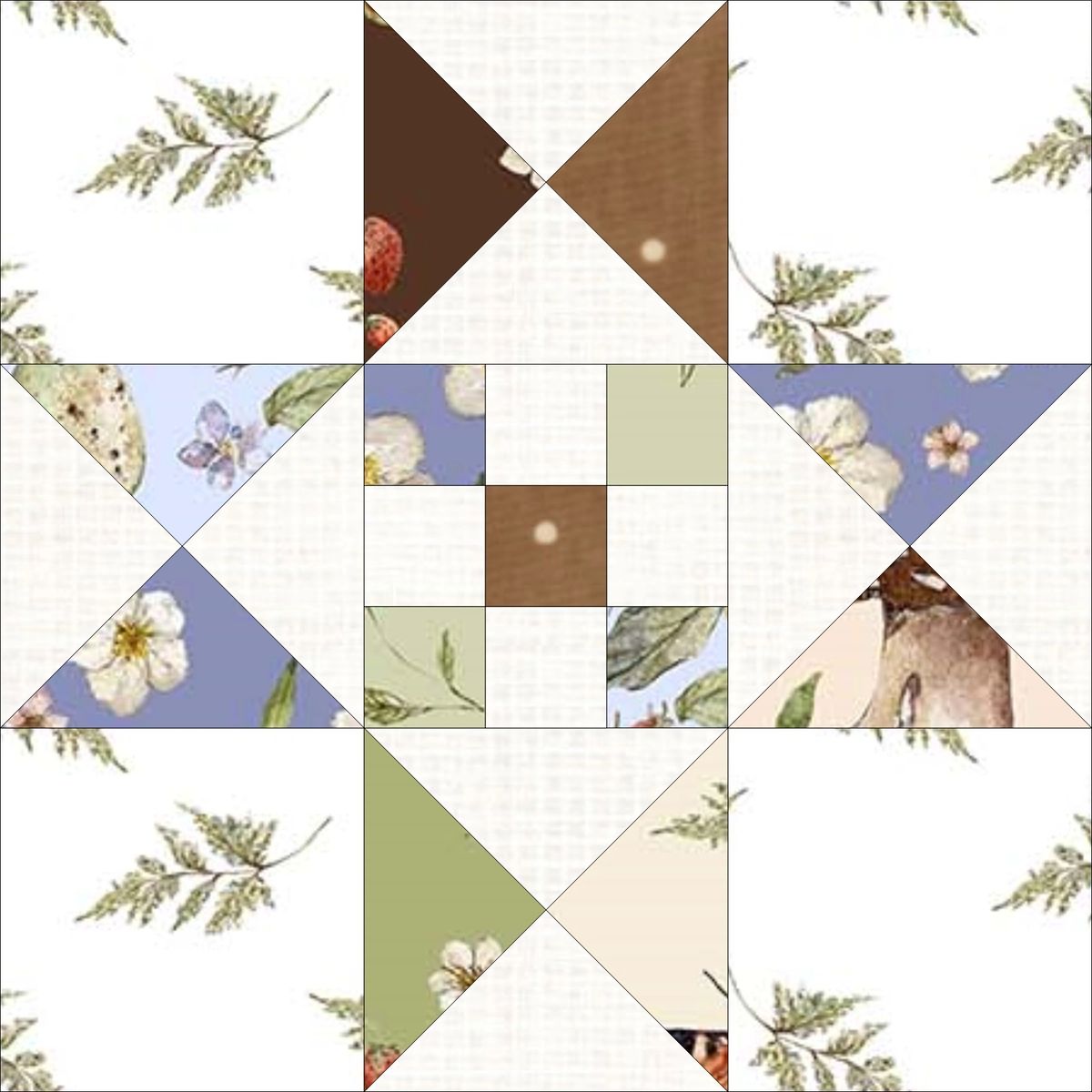Lilly & Willy Quilt Block Pattern