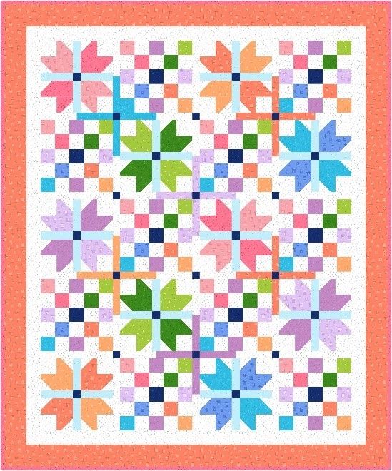 Wildflower Path Quilt Pattern