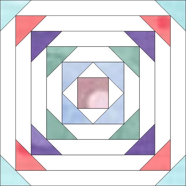 Pineapple Variation Quilt Block