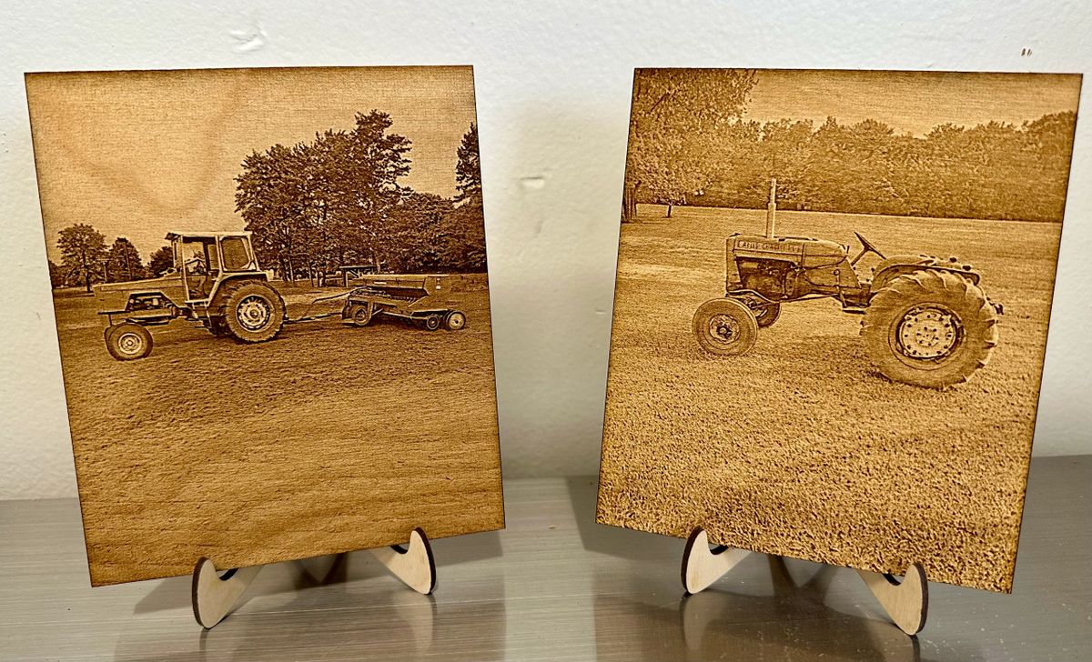 CUSTOM LASER ENGRAVED PHOTOGRAPH