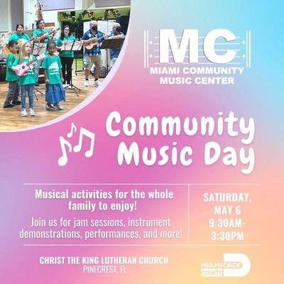 Community Music Day | Miami Community Music Center