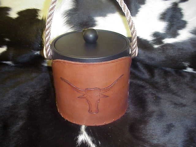 63 S STEER DELUXE WESTERN ICE BUCKET