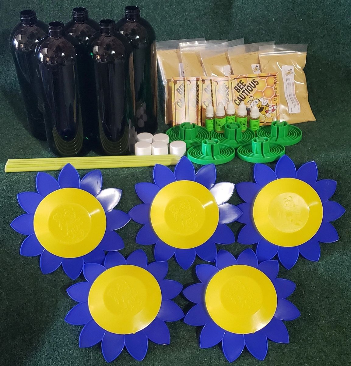 5 Combo Standard Pollen and Liquid Feeder Blue