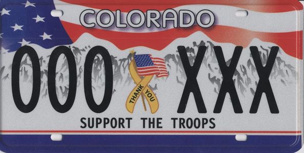 License Plate | American Military Family