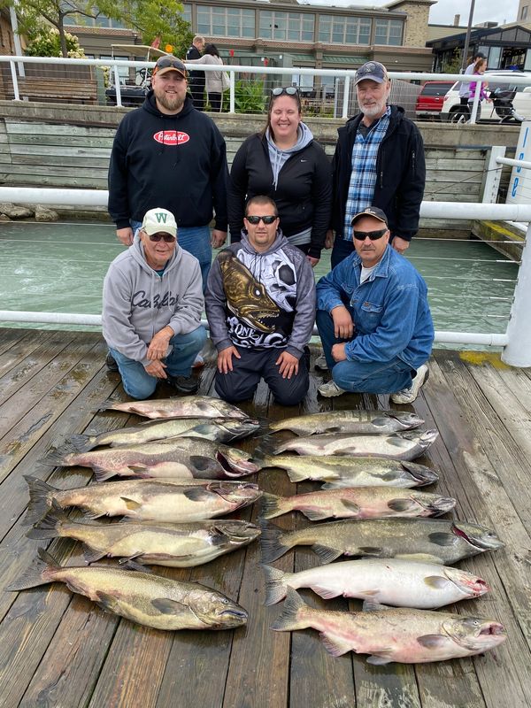 Angry Fin Charter Fishing Port Washington WI Fishing Charters ...