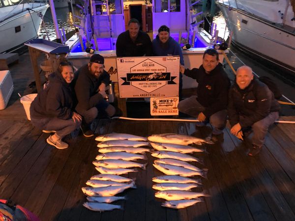 Angry Fin Charter Fishing Port Washington WI Fishing Charters ...